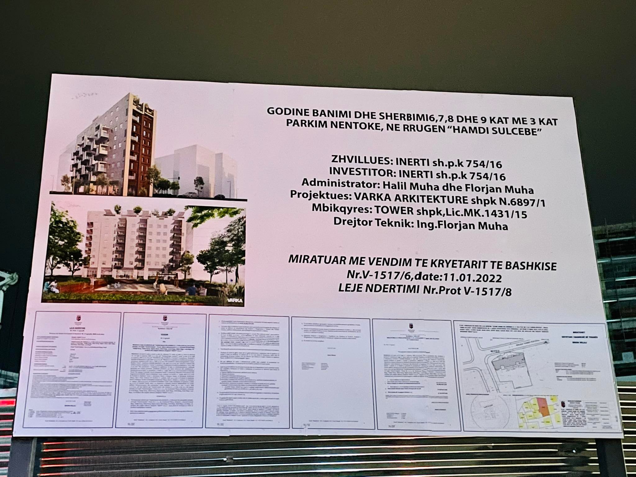 Inerti shpk | Godine Banimi dhe Sherbimi 6,7,8 dhe 9 kat me 3 kat ...