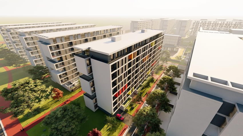 Univers City Tirane | Ales Construction | Apartamente 1+1, 2+1, 3+3 ne ...
