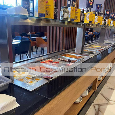 Banak me material inoksi per mense dhe supermarket | 3AS