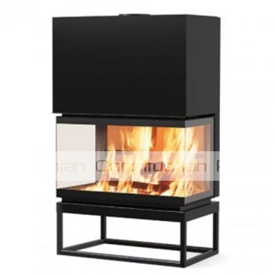 Oxhak me dru i punuar me gur dekorativ | FUSHA KAMIN