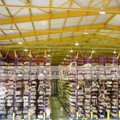 Raft metalik cantilever | Alb Pasho