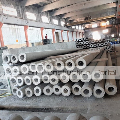 Shtylle betoni centrifugale 7 deri 22ml | ALBAN COSTRUZIONI