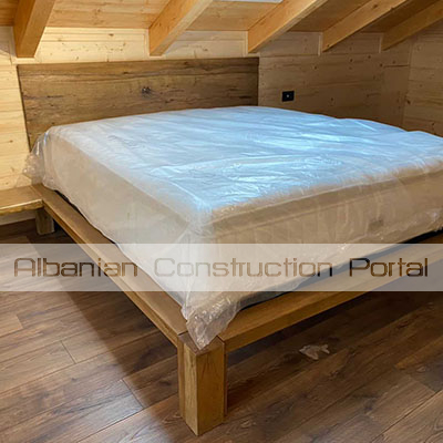 Krevat dopio me perberje druri per shtepize pushimi | ART DRU