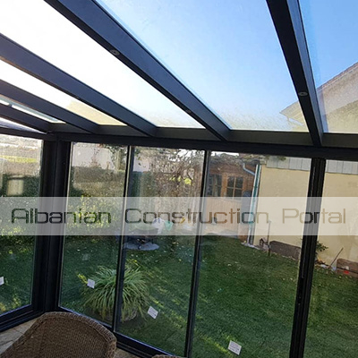 Tende xhami statike per veranda | Albajrak