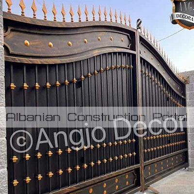 Porte hekuri me elemente dekorative | Angjo Decor