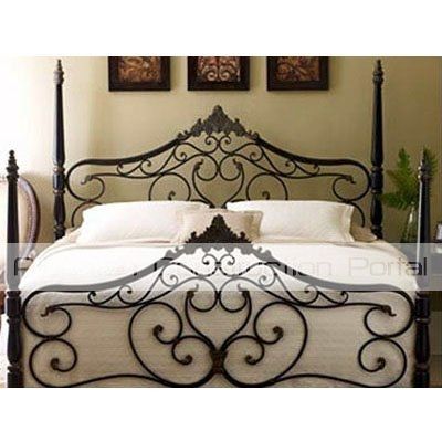 Krevat hekuri me dekore | Art Metal