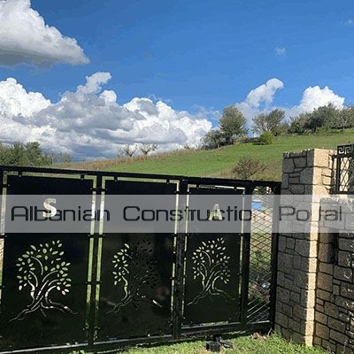 Porte hekuri me dekor prerje lazeri | ART METAL