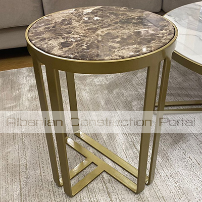 Tavoline anesore metalike me porosi | Artisan