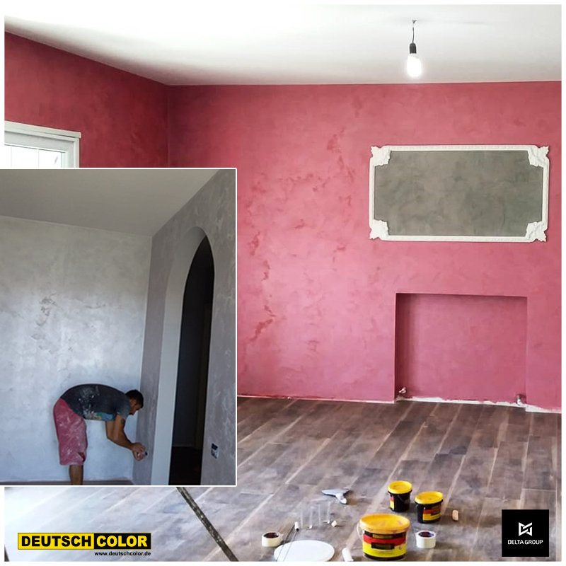 Boje dekorative me efekt rere ne ngjyre argjendi dhe ari | DEUTSCHCOLOR