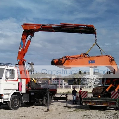 Kamion me vinc me qera, per ngritje dhe ulje te ngarkesave | Dion Platform