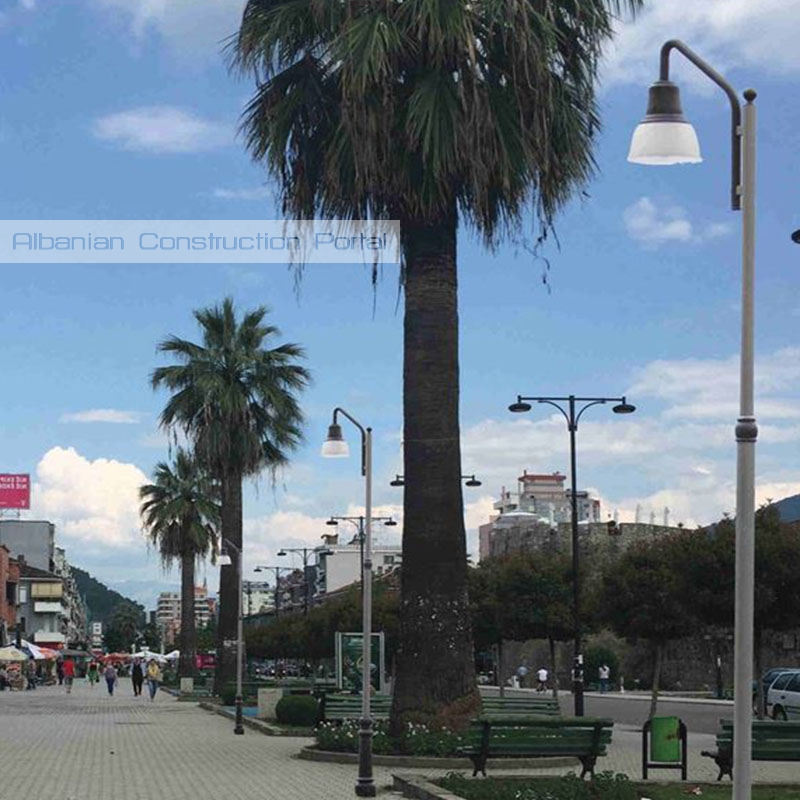 Shtylle ndricimi led per trotuar ERFAN | ELAL COM