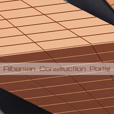 Panel me perberje argjile, Terracota | FRONT GROUP