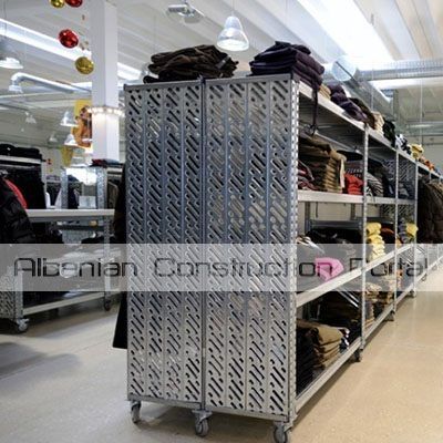 Rafte per dyqane rrobash | Fral 2000