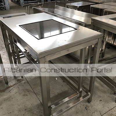 Tavoline inoksi per dhome laboratorike sterile | GAMA MBM Shpk