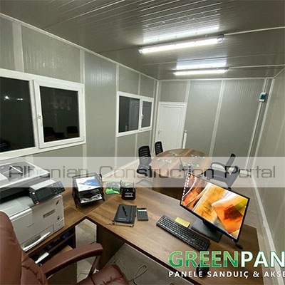 KONTENIER ZYRE, BANIMI, KABINA VEND ROJE