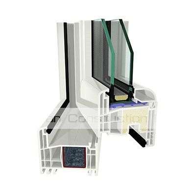 Profile pvc te mbushura me shkume izoluese IKD GEALAN S8000 | Gealan ...