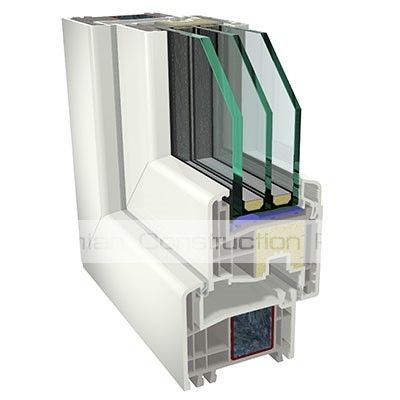 Profile pvc te mbushura me shkume izoluese IKD GEALAN S8000 | Gealan ...