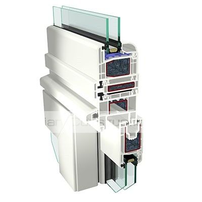 Sistem me rreshqitje (Scorrevole) GEALAN S8000 per dritare pvc | Gealan ...