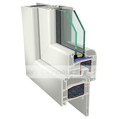 Sistem profili pvc GEALAN S8000 me kase me fashature te integruar ...