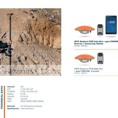 Set GPS GNSS Network Rover GEO-FENNEL FGS LITE | Geotrim