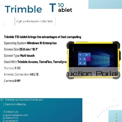 Trimble T10 Tablet | Geotrim