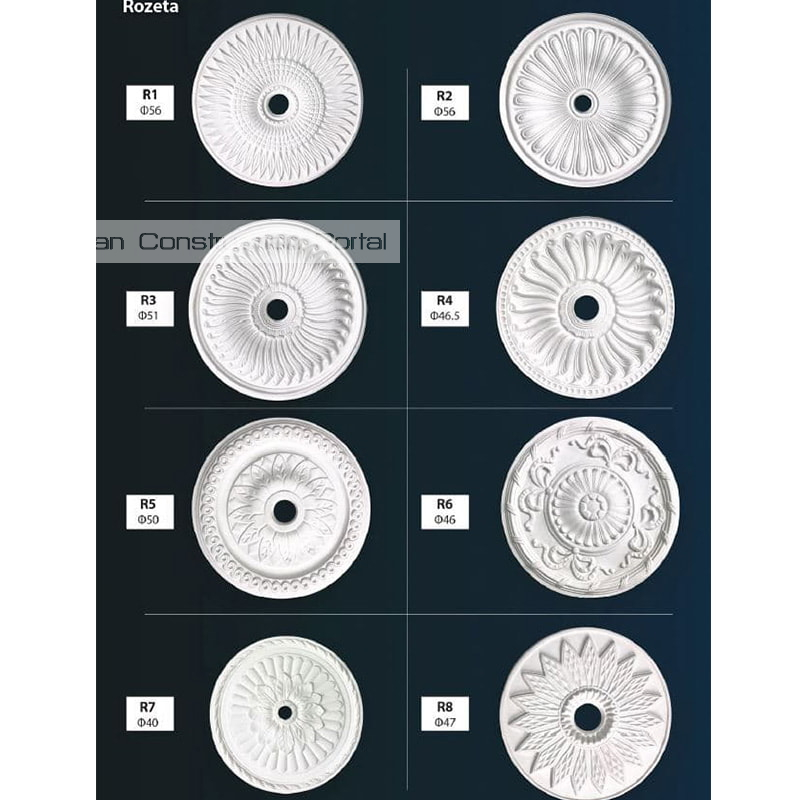 Rozete allcie per ndricues te varur tavani forme rrethore | HG Dekor