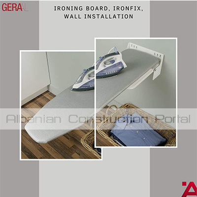 Tavoline hekuri e kapur ne mur Hafele | Hafele Tirana