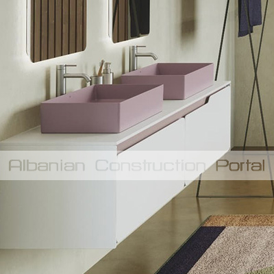 Lavaman per tualet me siperfaqje mat me ngjyre | Ideal