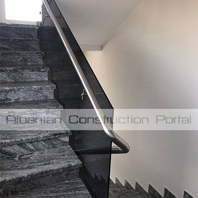 Kangjella me xham te erret | Inox Glass