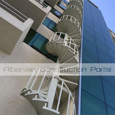 Shkalle metalike - Metal stairs in Albania | KMPK