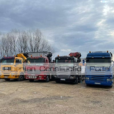 Kamion me qera per transporte te ndryshme | Kledi Crane