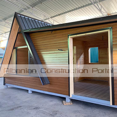 Shtepi alpine druri sipas projektit | LEDI