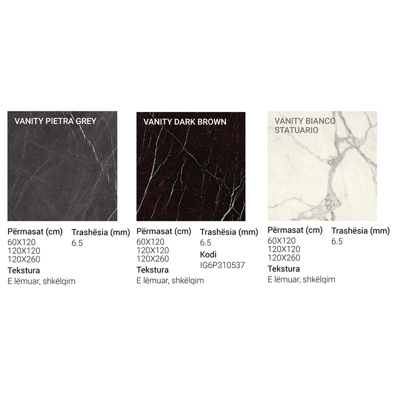 Pllake per tualet imitim mermeri Vanity Cottodeste | LUMINOSA