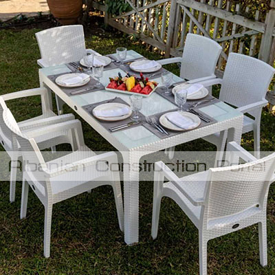 Set tavoline dhe karrige plastike per oborr | Loca & Dinarsu