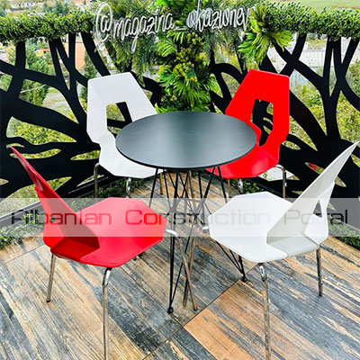 Karrige plastike polikarbonat me tavoline HPL | (Magazina e Okazioneve ...