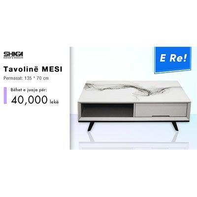 Tavolina mesi mermer | Mobileri Shaga