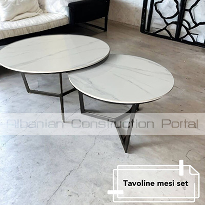 Tavoline mesi set 2 pjese | Mobileri Shaga