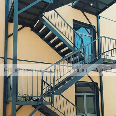 Shkalle emergjence metalike per pallat| Pepa Konstruksion