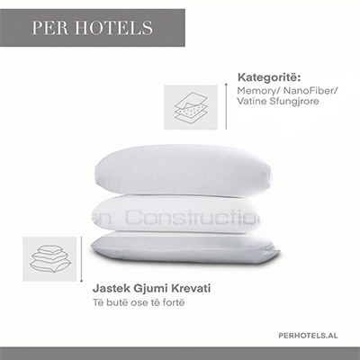 Jastek gjumi memory per hotel | Per La Casa
