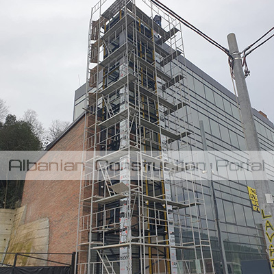 Skele per ashensor te jashtem | Skela Lybesha