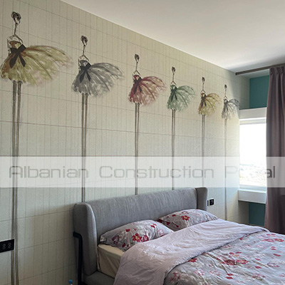 Leter murale e printuar per dhome gjumi | Studio Parruca