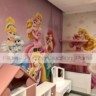 Leter muri me ngjitje me personazhe disney per femije | Studio Parruca