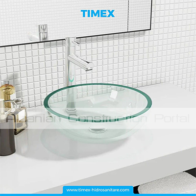 Lavaman modern prej xhami per tualet | Timex