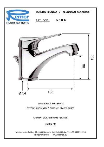 Rubinet me doreze GIGA FOUR | Top Standart