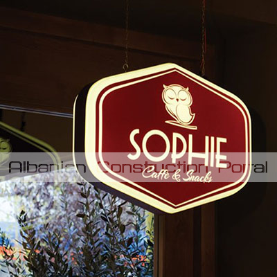 Reklame per lokal, tabele e varur me ndricim | Univers Reklama