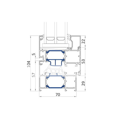 Profil alumini per dere me ure termike te nderprere Termo Smart WP78 ...